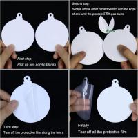 China Easy Install DIY Christmas Decor Mirror Acrylic Material High Definition Eco-Friendly Design Tree Ornaments Wreaths Cutting for sale
