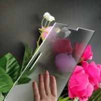 China 1.8mm Acrylic Two Way Mirror PMMA Silver Black Privacy Observation Double Sided Mirror for sale