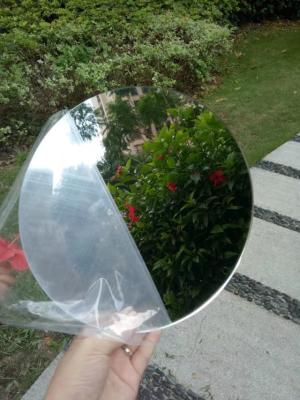China Thickness 2.65mm Acrylic Silver Round Mirror Laser Cut  Size 285mm for sale