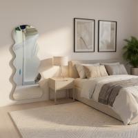 China Bear Soft Mirror Wall Sticker, Self-Adhesive Acrylic HD Mirror, Punch-Free, Irregular Full-Length Body Mirror for Wall for sale