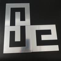 China Acrylic Mirror Wall Stickers Greek Key Meander Pattern Self Adhesive Removable Wall Decals for Living Room Bedroom Home Decor for sale