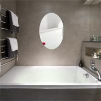 China Acrylic Mirror Wall Decals, Self-Adhesive Removable Shatterproof Silver Mirror Stickers For Bathroom Bedroom RV Home Decor Travel Wholesale for sale