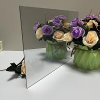 China Non Scratch Acrylic Mirror Sheet 2mm A4 Size Cutting Service Semi-transparent mirror for sale