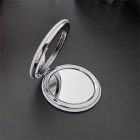 China Mini Folding Acrylic Makeup Mirror Portable Double Sided Cosmetic Mirror for sale