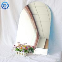 China Arched Acrylic Mirror Frameless Irregular Wall Mirror for Bathroom & Bedroom Decor for sale