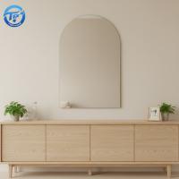 China Arched Acrylic Mirror Frameless Irregular Wall Mirror for Bathroom & Bedroom Decor for sale