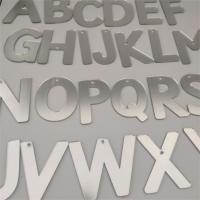China Acrylic Mirror Alphabet Letters Set DIY Wall Decor Shatterproof Letter Mirror Tiles for sale