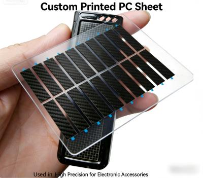 China High Precision Flexible Plastic Sheet Carbon Fiber Transparent Polycarbonate Sheet for sale