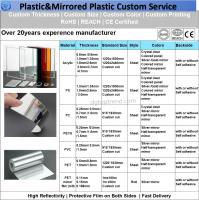 China 1mm Thick Acrylic Mirror Tiles Self Adhesive Mini Square Mirror Stickers for DIY Crafts for sale
