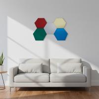 China Custom Cut Set 5 Hexagon Acrylic Art Deco Mirror Wall Decor Self-Adhesive Shatterproof Eco-Friendly Laser-Cut Stickers Living for sale