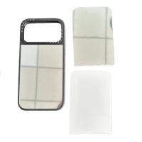 China Replaceable Back Panel 2-in-1 Mirror Luxury Design Plastic Make-up Mirror Card Holder Phone Case for iPhone 17 Pro Max Cutting for sale