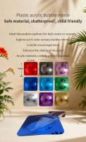 China 10×10 Inch Large Bubble Mirror 1.5mm Wall Mounted For Hotel KTV Decor for sale