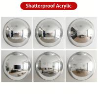 China 550×550mm Acrylic Convex Security Mirror 360° Full Dome Spherical PMMA for sale