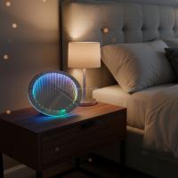China DIY Acrylic LED Infinity Mirror 200mm Customizable Remote Control Infinity Mirror Light for sale
