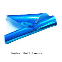 China Self Adhesive Acrylic Mirror Film Cuttable Bendable DIY Decor For Festival Party for sale
