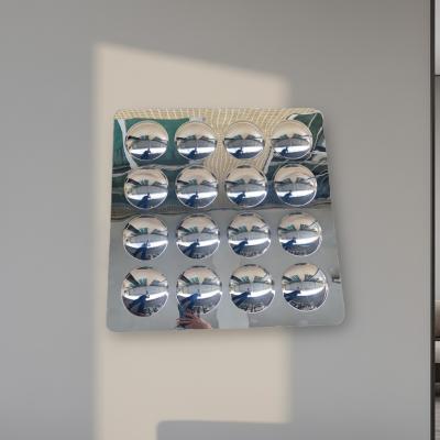China 50x50cm Acrylic Convex Mirror Frameless Lightweight Bubble Mirror Panel for sale