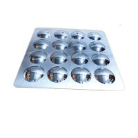 China 50x50cm Acrylic Convex Mirror Frameless Lightweight Bubble Mirror Panel for sale