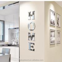 China Self-Adhesive 3D DIY Mirror Circles with Cutting Service Peel & Stick Wall Art for Home & Gallery Decor for sale