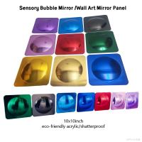 China 1.5mm Colorful Acrylic Bubble Mirror CE Certified Wall Art For Autism Sensory Rooms for sale