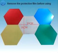 China Hexagon LED Wall Light Panels | Color Changing Modular LED Lights | Decorative Hexagonal Lighting for Gaming Setup & Home Decor for sale