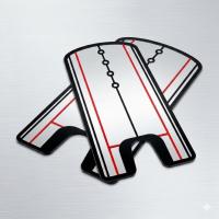 China Lightweight Plastic Sheet Printing Shatterproof Golf Putting Alignment Mirror Training Aid for sale