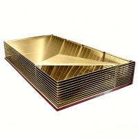 China 1220x1830mm Gold Mirror Acrylic Sheet Large Size PMMA Golden Mirror Panel for Wall Decor Wedding Craft Signage for sale
