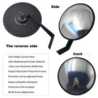 China Wall Mount Acrylic Convex Mirror Wide Angle Acrylic Dome Mirror For Warehouse Blind Spot for sale