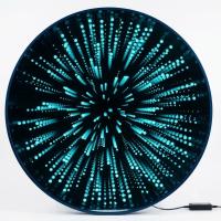 China 3D Starry Infinity Mirror | LED Round Tunnel Light Wall Decor for Bars & Hotels for sale