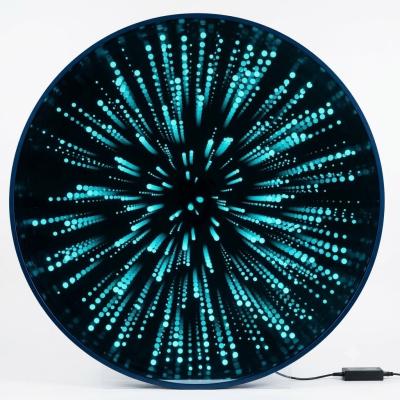 China 3D Starry Infinity Mirror | LED Round Tunnel Light Wall Decor for Bars & Hotels for sale