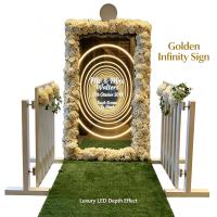 China Multicolor LED Infinity Mirror Photo Booth 3D Infinity Tunnel Mirror Commercial for sale