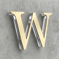 China Custom Shatterproof 3D Acrylic Logo Sign Precision Dimensional Office Lettering for sale