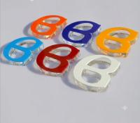 China Shatterproof Acrylic Plastic Sheets 3D Acrylic Letters Sign For Office Lobby for sale