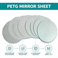 China Ultra Flexible Shatterproof PET Mirror Sheet with Double-Side PE Film and Anti-Oxidation Silver Coating for Wedding Decor for sale