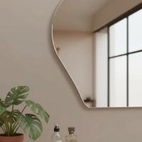 China Custom Acrylic Wall Mirror – Unbreakable Decorative Mirror in Round, Oval & Irregular Wavy Shapes for Home Decor for sale