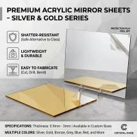 China Toptrend Custom Acrylic Wall Mirror – Shatterproof Self-Adhesive Decorative Mirror Sheets in Any Shape for sale