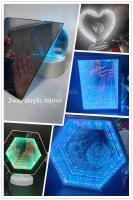 China 600×600mm 2 Way Mirror Acrylic Sheet 1.8mm Thickness With 10% Light Transmission for sale
