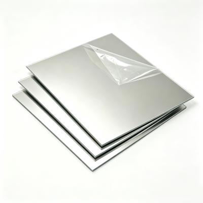 China Wholesale Unbreakable Lightweight PETG Mirror Sheet with Peel Off Protective Film for Boutique Salon and Commercial Decor for sale