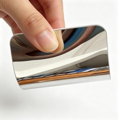 China Wholesale Flexible Bendable Silver PETG Mirror Sheet With Protective Film Shatterproof Plastic Reflective Panel For Sign Making Wedding Salon Wall Decor Wholesale Supplier for sale
