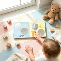 China Wholesale Round PETG Mirror Sheet Shatterproof Safety Plastic Reflective Disc With Protective Film Custom Die Cut Raw Material For Baby Board Book Kids Montessori Toy for sale
