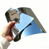 China Flexible Double Sided PET Mirror Sheet For Wedding Ornament Salon Decor for sale