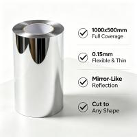 China Silver PET Mirror Film Shatterproof Custom Die Cut For Sensory Book Toy Ornament for sale