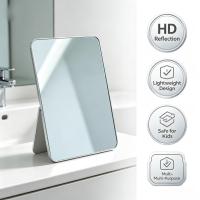China Rectangle Silver PS Mirror Sheet With Protective Film Custom Plastic Mirror For Wall Decor for sale