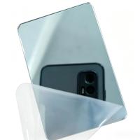 China Rectangle Silver PS Mirror Sheet With Protective Film Custom Plastic Mirror For Wall Decor for sale