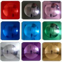 China 10×10 Inch Large Bubble Mirror 1.5mm Wall Mounted For Hotel KTV Decor for sale