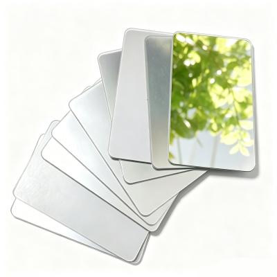China Wholesale Scratch Resistant Acrylic Mirror Sheet Shatterproof MirrorFor Cosmetic Mirror Bathroom Decor Craft Raw Material for sale