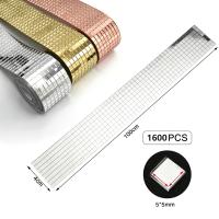 China Wholesale Self Adhesive Flexible Acrylic Mirror Mosaic Tile Sticker 5x5mm Mini Square Mirror Sheets Roll For DIY Disco Ball Wedding Party KTV Wall Decor Craft Raw Material for sale