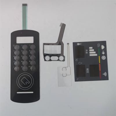 China Graphic Flexible Plastic Sheet Membrane Switch Keypad PET PC For Industrial Equipment for sale