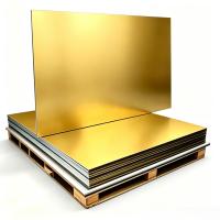 China Gold Mirror Acrylic Sheet High Gloss Reflective Acrylic Mirror For Signage Packaging Business Card for sale