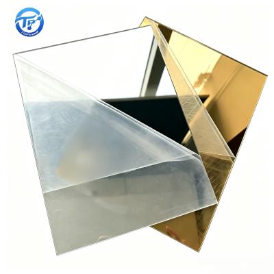 China Hardened Anti Scratch Acrylic Mirror Sheet Custom Acrylic Mirror With Protective Film for sale
