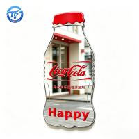 China Irregular Cut Acrylic Mirror Sheet Check In Acrylic Decorative Mirror For Cafe Retail Store for sale